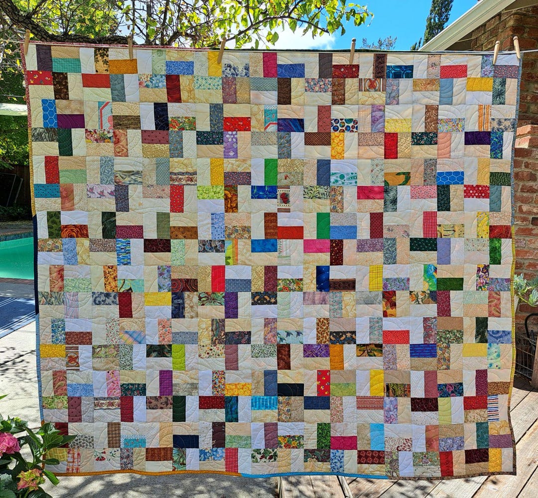 Multi-cartwheels Quilt #2 - Etsy