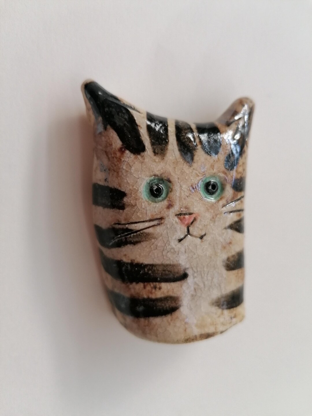 Mini Cat Head Sculptures - Etsy UK