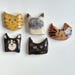 Mini Cat Head Sculptures - Etsy UK