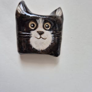 Mini Cat Head Sculptures - Etsy UK