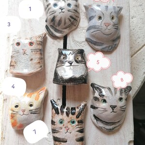 Mini Cat Head Sculptures - Etsy UK