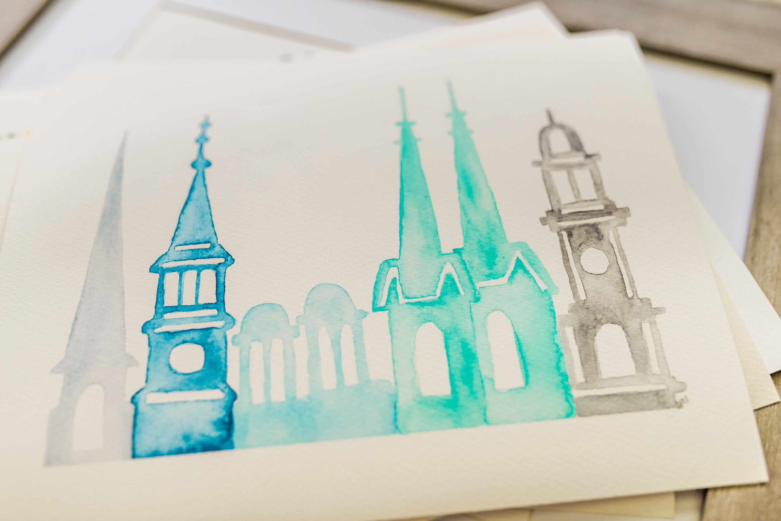 FREDERICK MARYLAND: Clustered Spires. Frederick Maryland Art. - Etsy