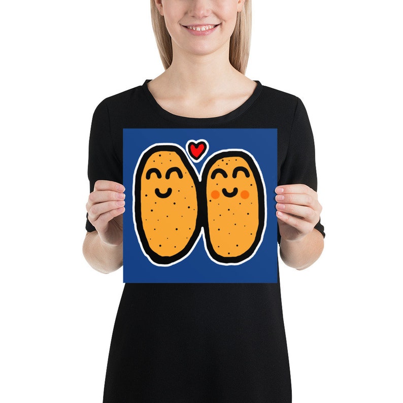 Kartoffeln In Love Fotopapier Poster Pärchen Freundin Liebe Lustige ...