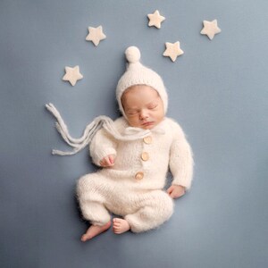 Felt Stars Wool Newborn Photo Prop Accessories Set 5 Pcs New Baby Girl ...