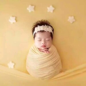 Felt Stars Wool Newborn Photo Prop Accessories Set 5 Pcs New Baby Girl ...
