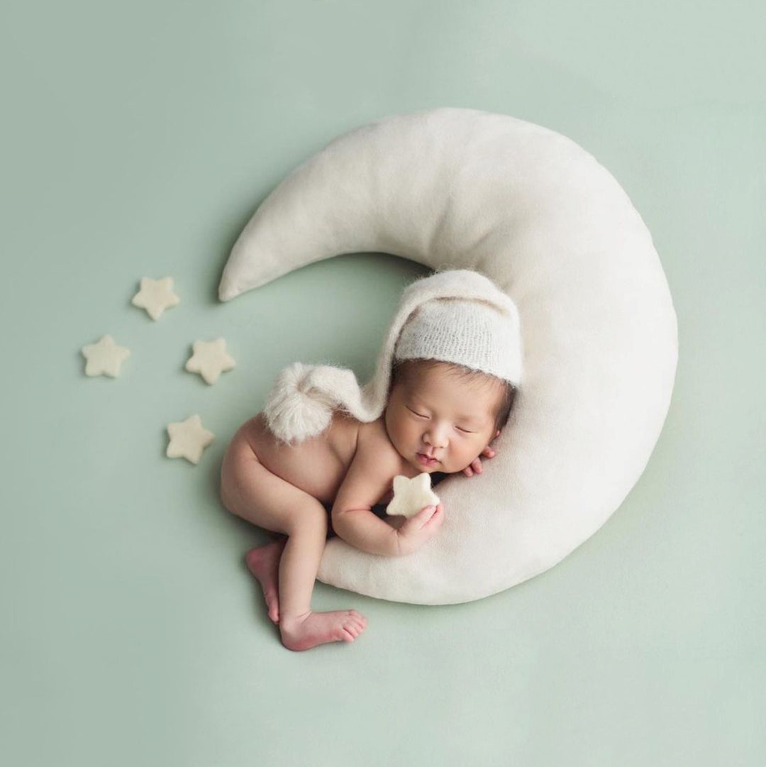 Felt Stars Wool Newborn Photo Prop Accessories Set 5 Pcs New Baby Girl ...