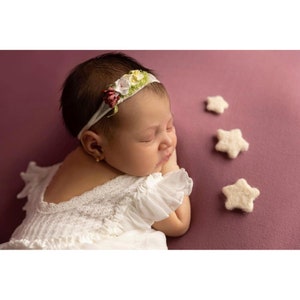 Felt Stars Wool Newborn Photo Prop Accessories Set 5 Pcs New Baby Girl ...