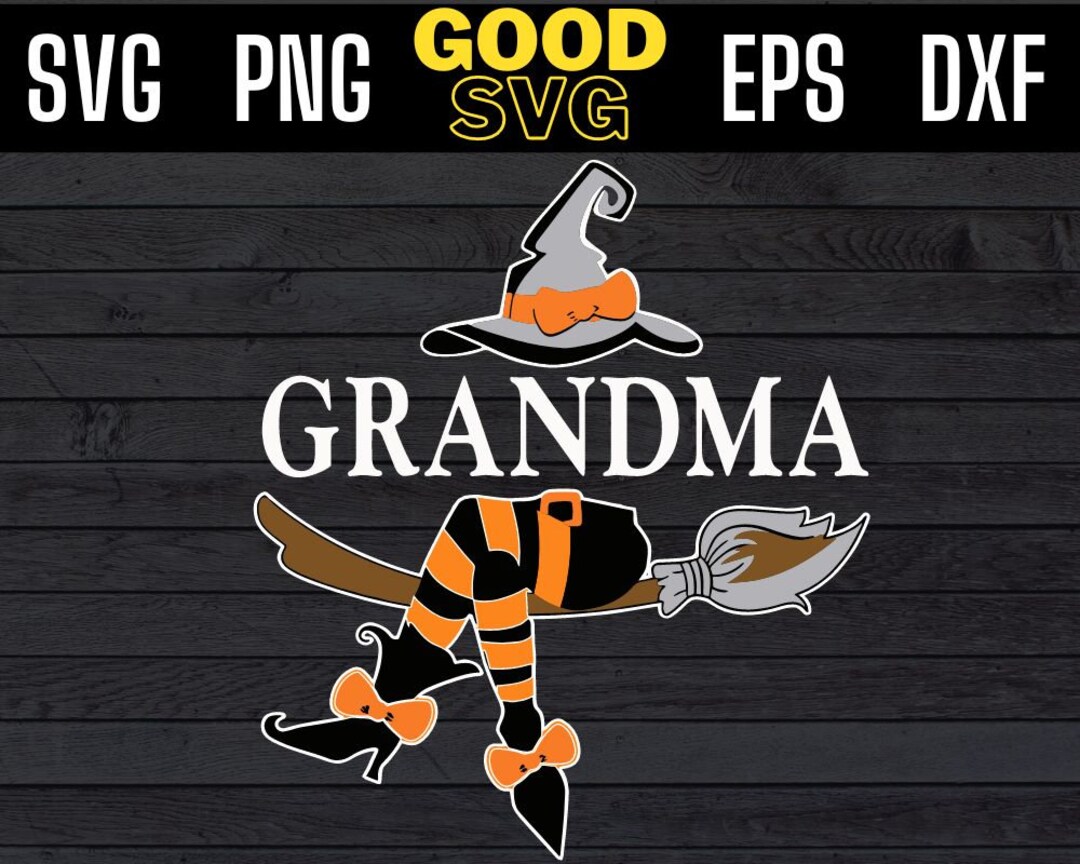 Grandma Witch Halloween Grandmother Svg Files for Cricut - Etsy