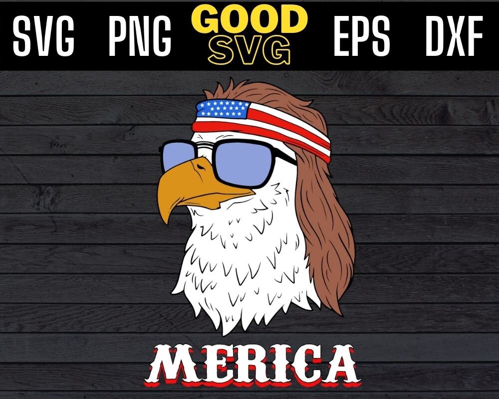 Eagle USA American Merica Mullet Independence Day 4 juillet - Etsy France