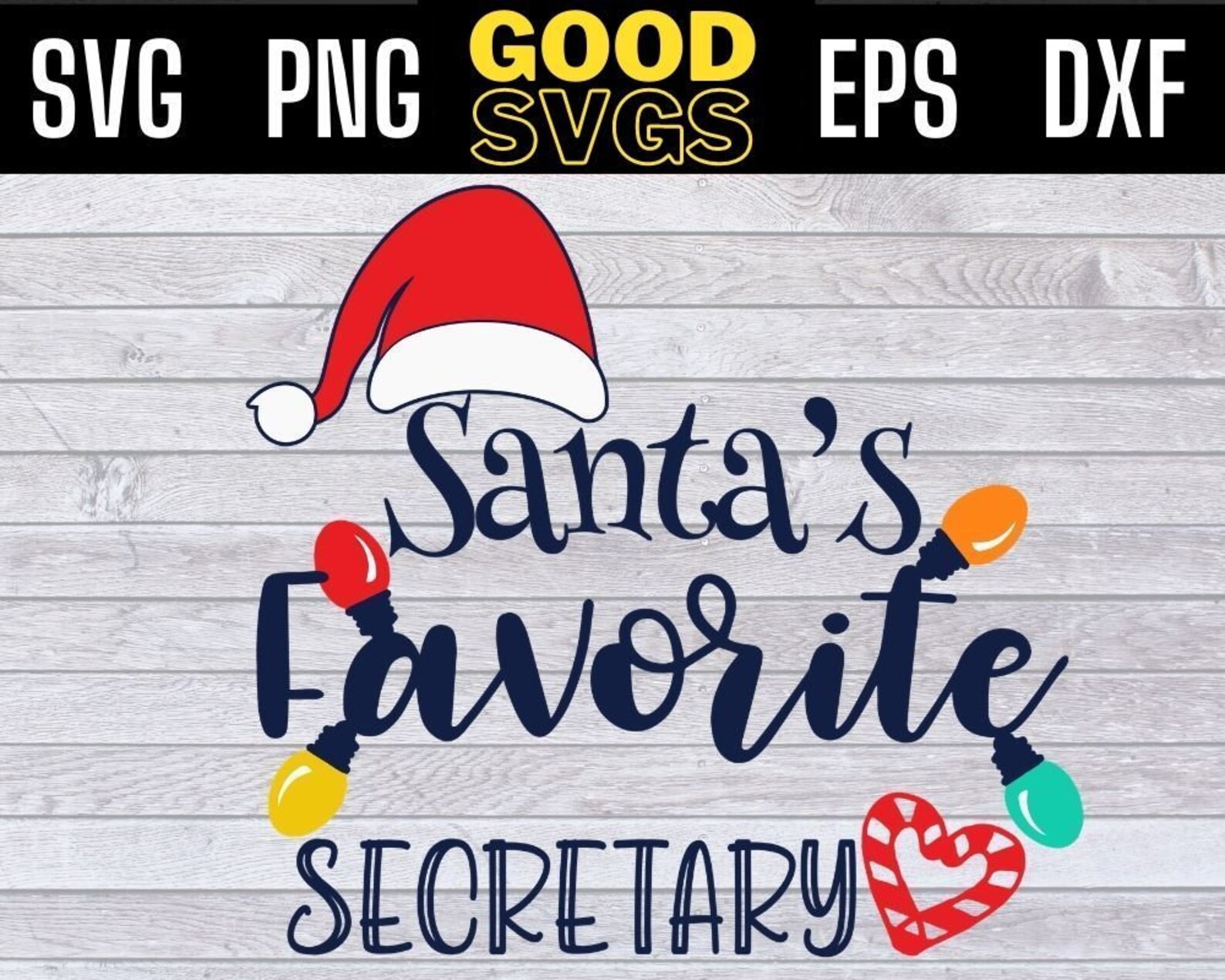 Santas Favorite Secretary Svg Png Eps Dxf Secretary Christmas - Etsy