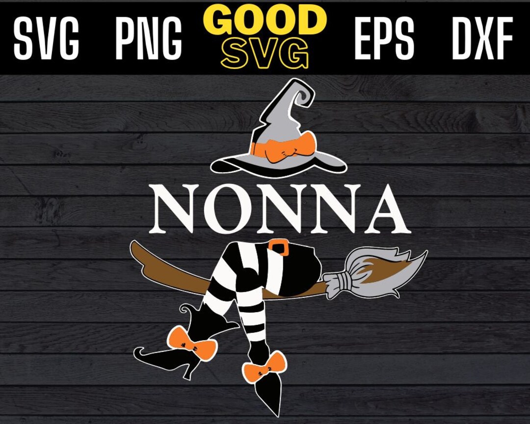 Personalized Nonna Witch Halloween Nonna Svg Files for Cricut - Etsy