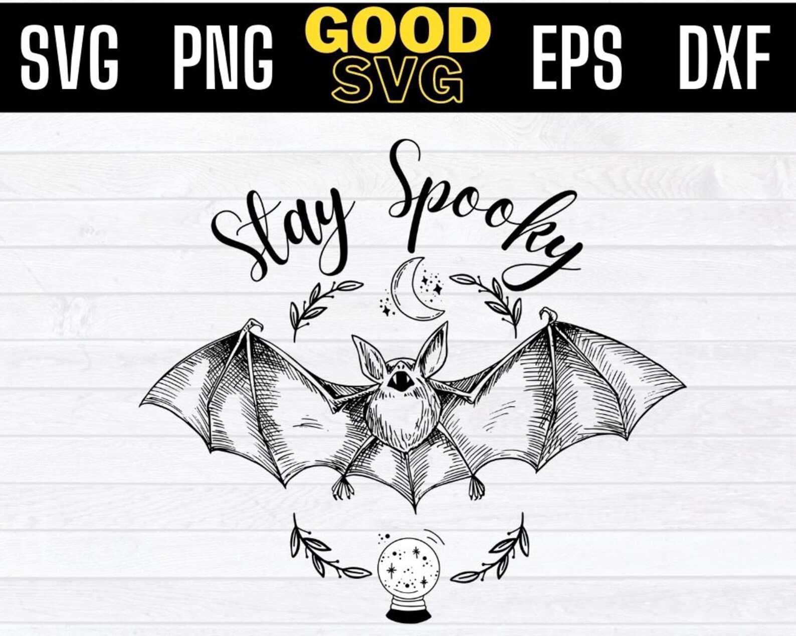 Stay spooky svg halloween bats svg Bat Spooky Halloween | Etsy