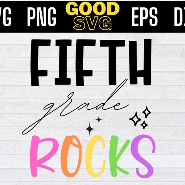 5th Grade Rocks - Etsy