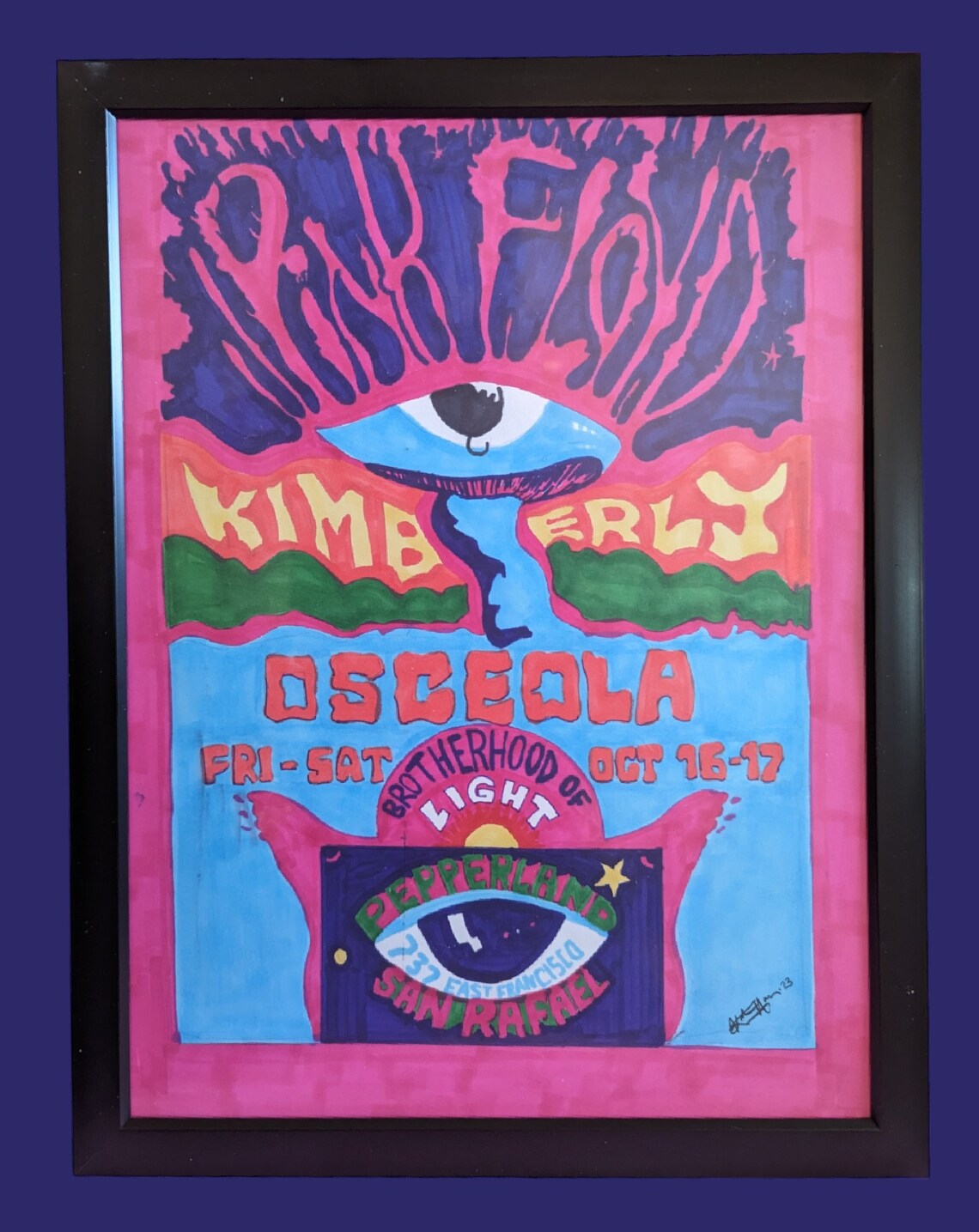 Pink Floyd Tour Poster - Etsy