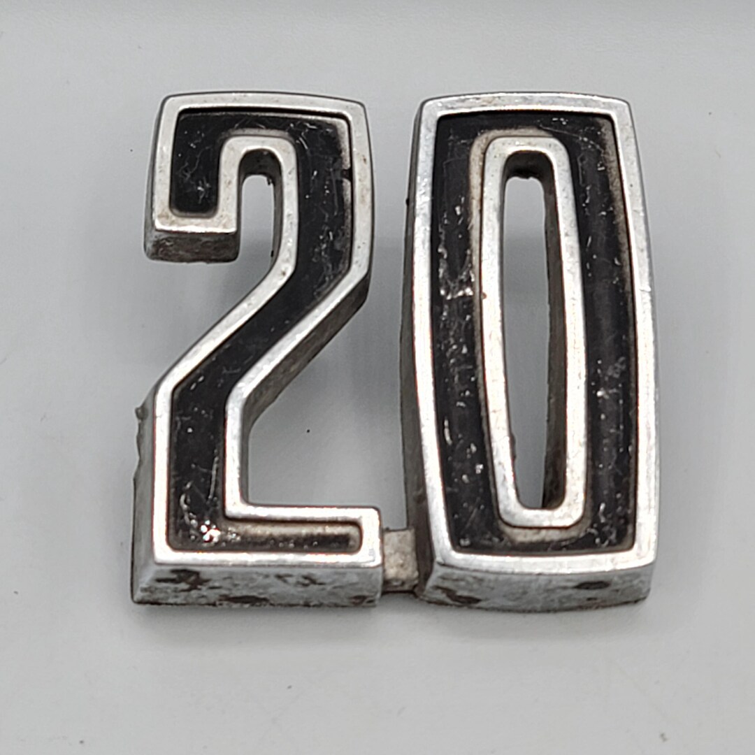 Vintage Chevrolet Chevy Van 20 Chrome Emblem Badge 3970872 - Etsy