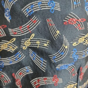 Vintage Music Notes Suit Vest Musical Band Musician Performance Size ...
