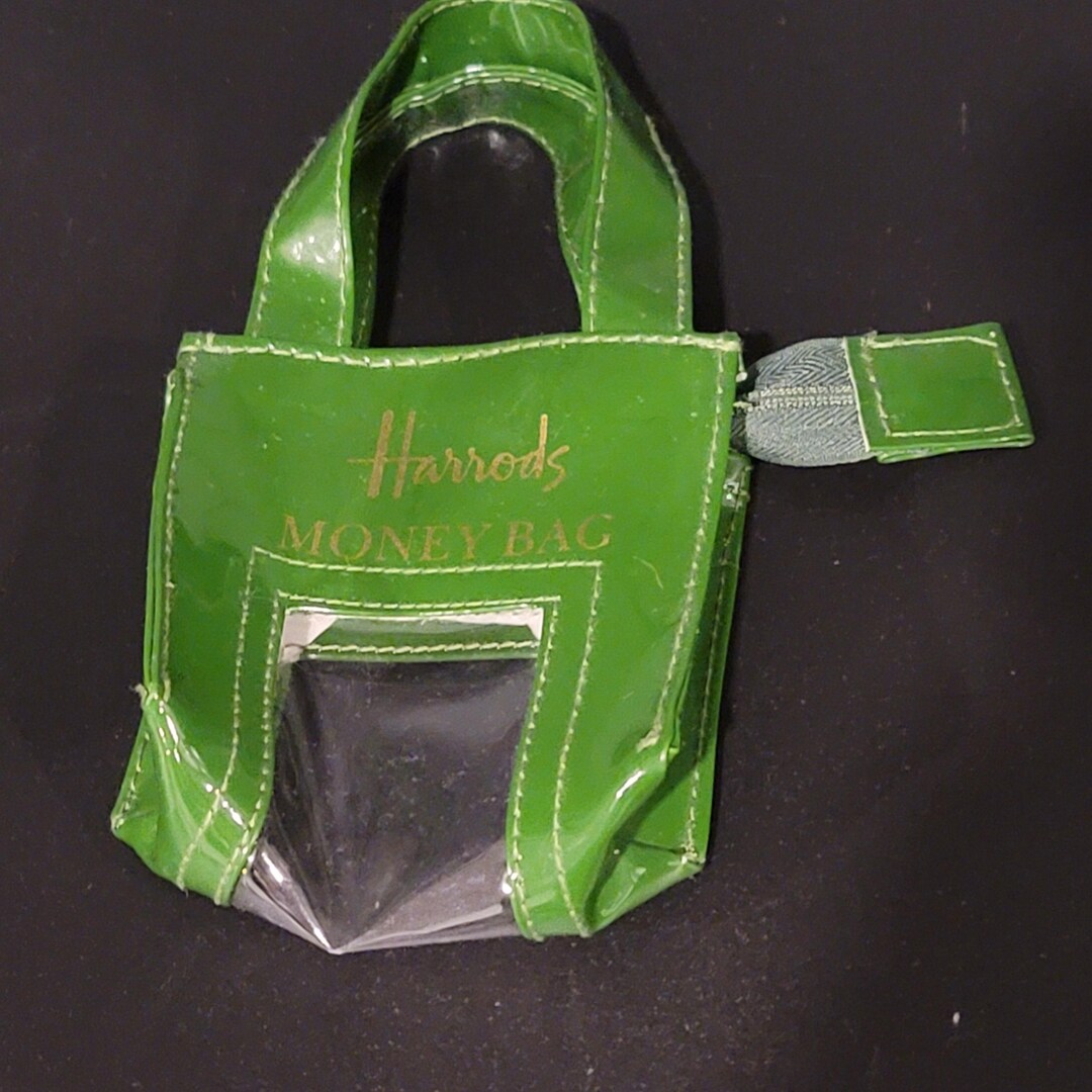 Vintage Harrods Money Bag - Etsy