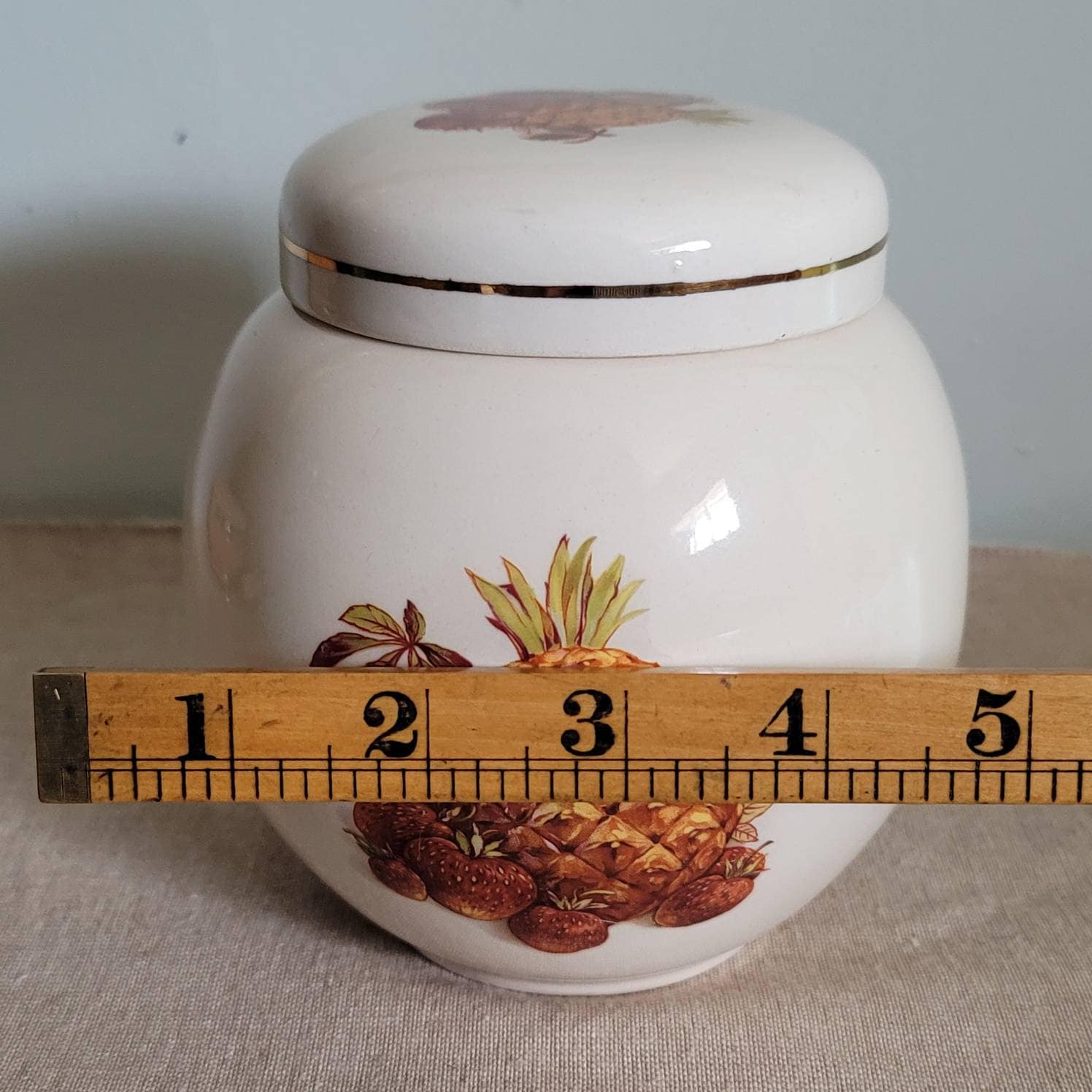 Vintage Sadler Ginger Jar Fruit Sadler 5 Tall Strawberry - Etsy