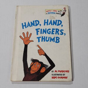 1969 Dr Seuss Hand Hand Fingers Thumb Children Storybook - Etsy