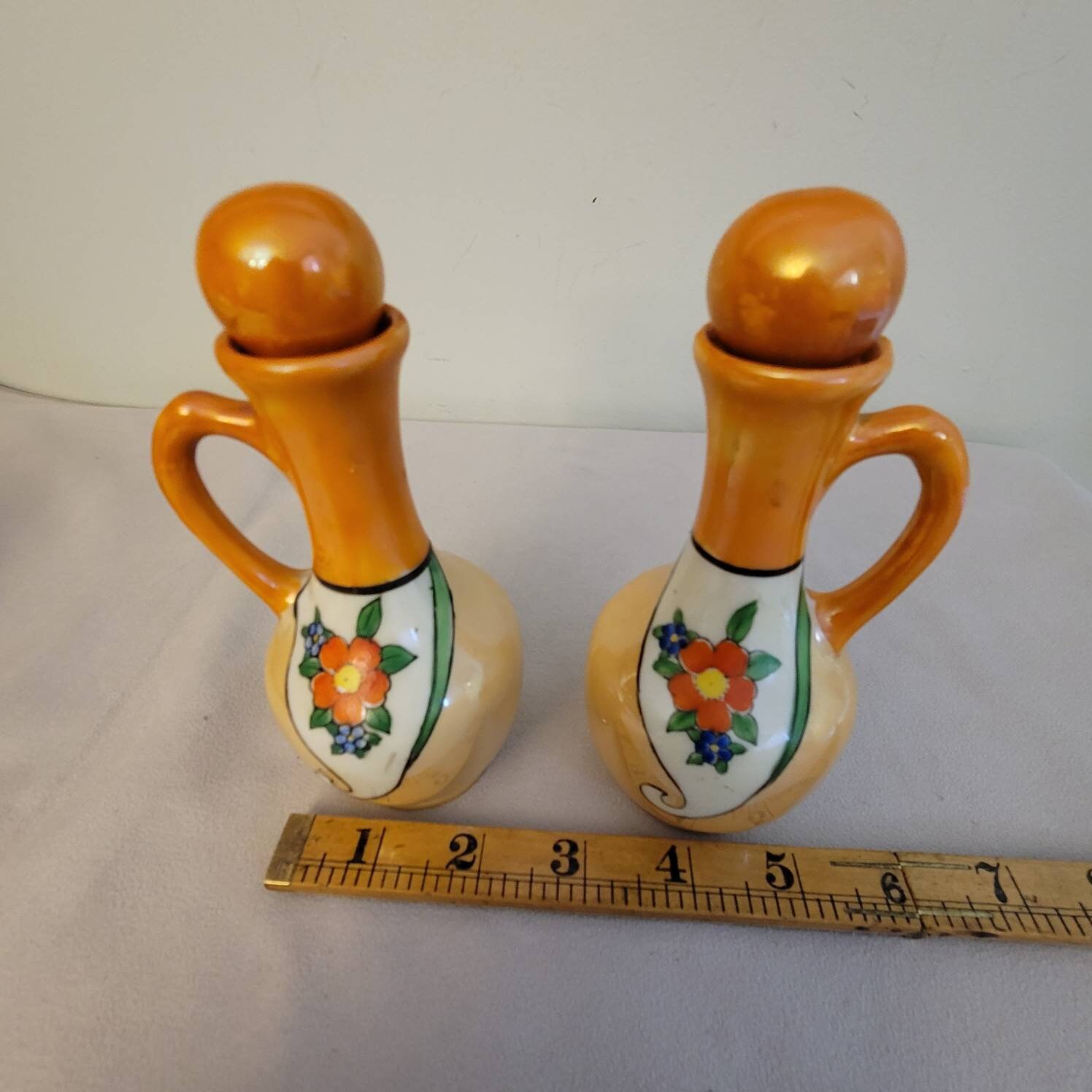 Vintage Japanese Oil and Vinegar Cruet Set Occupied Japan - Etsy
