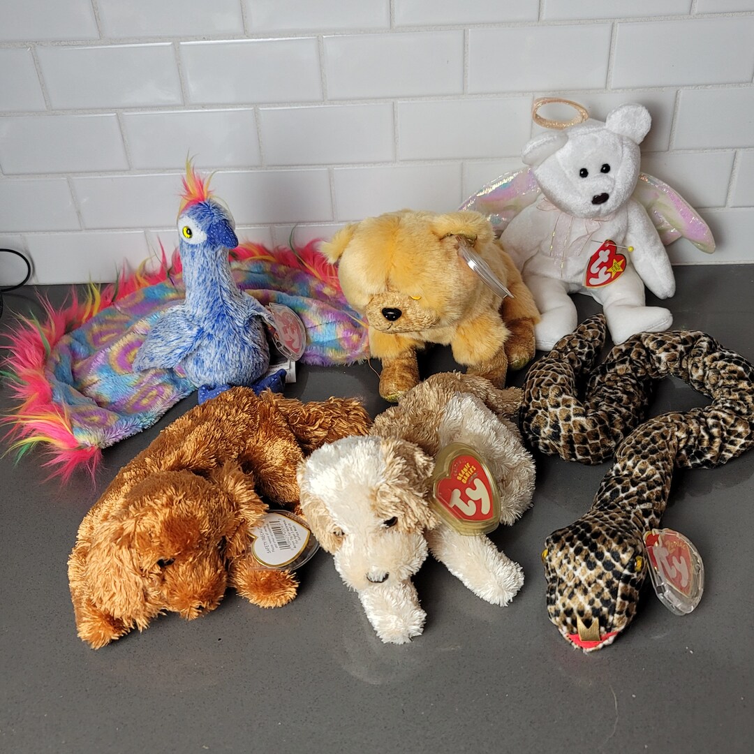 Vintage TY Beanie Babies Stuffed Animal Plush Toy - Etsy