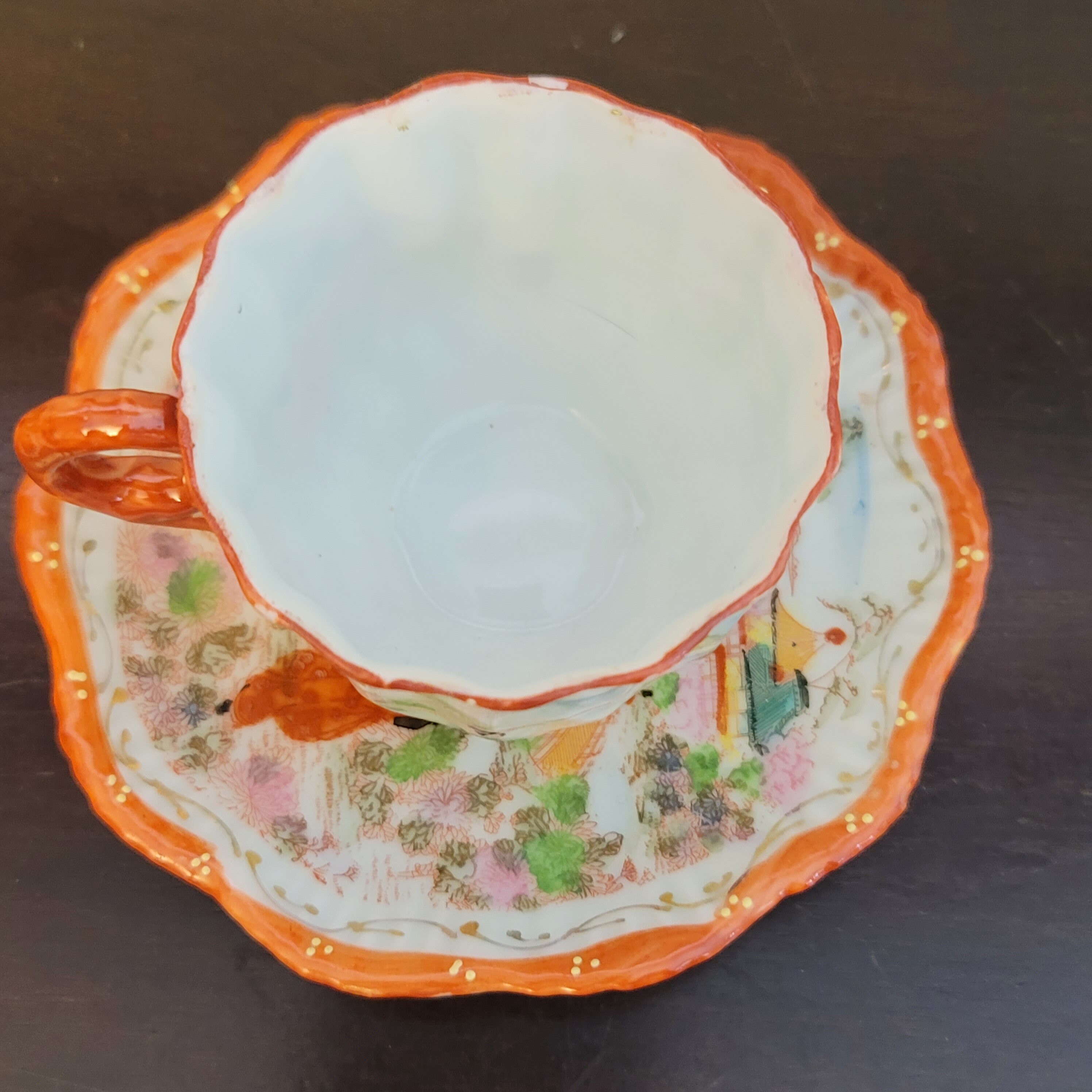 Rare Japanese Eggshell Porcelain Tea Cup Saucer - Etsy