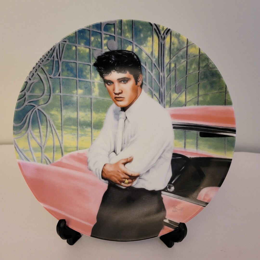 Elvis Presley 1988 Delphi Plate Brad Exchange Looking at the Legend - Etsy