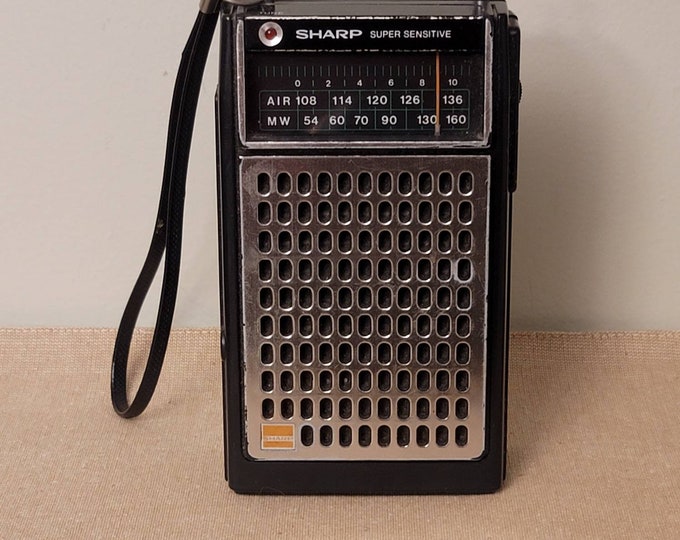 Vintage Sharp Portable Radio With Strap Sensitive - Etsy