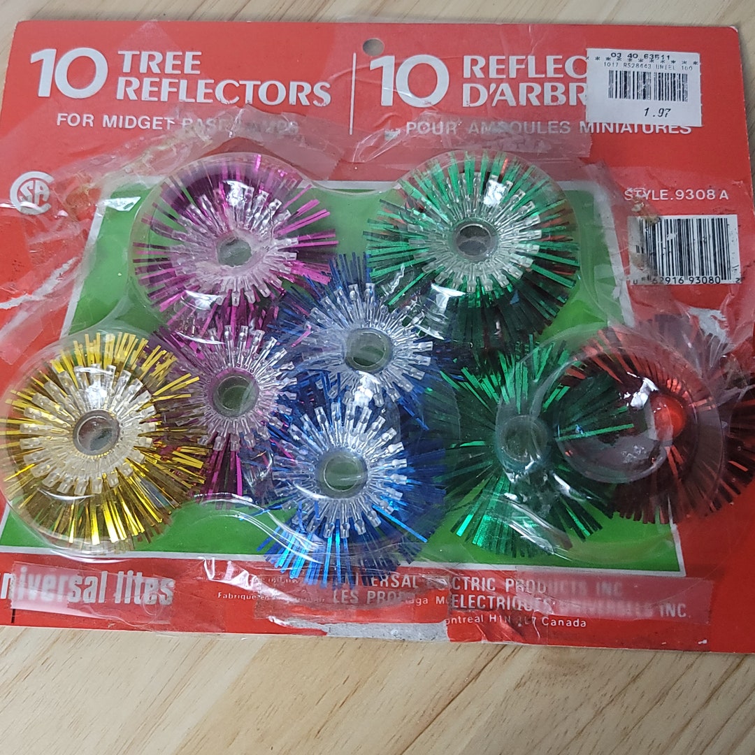 Vintage Light Tree Reflectors 9 in Total - Etsy