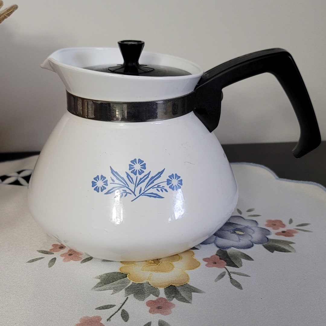 Corningware Teapot 6 Cups Blue Cornflower Stove Top - Etsy