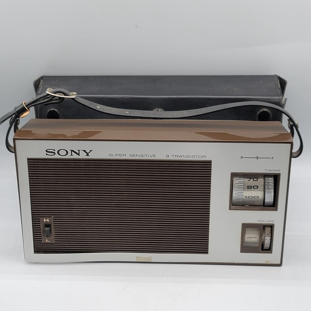 Rare Sony 6R-11 9 Transistor Super Sensitive Radio AM Portable Offgrid ...