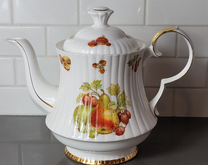Vintage Royal Windsor Teapot Porcelain - Etsy