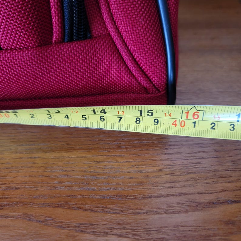 Roots Canada Weekender Travel Red Canvas Duffle Bag Size Carry On - Etsy