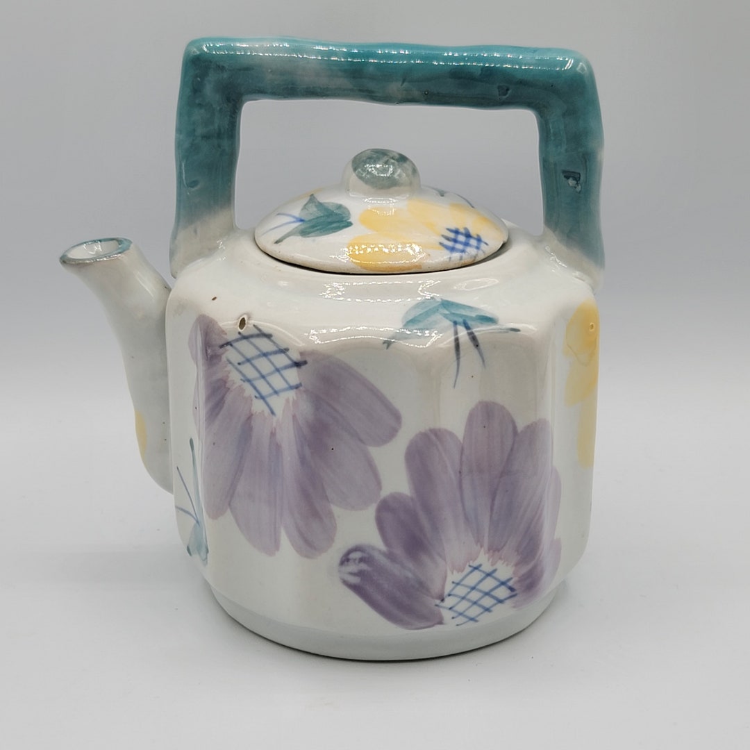 Single Cup Teapot for One Floral Porcelain - Etsy