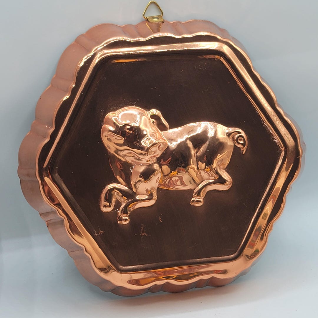 Copper Pig Wall Hanging Birks 8 In - Etsy