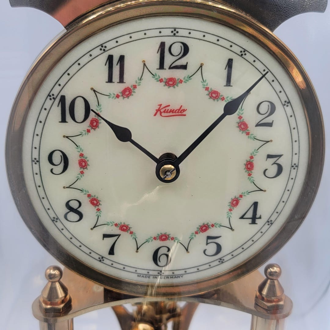 Vintage Kundo Dome Clock German High-quality Craftsmanship 12 Inch - Etsy