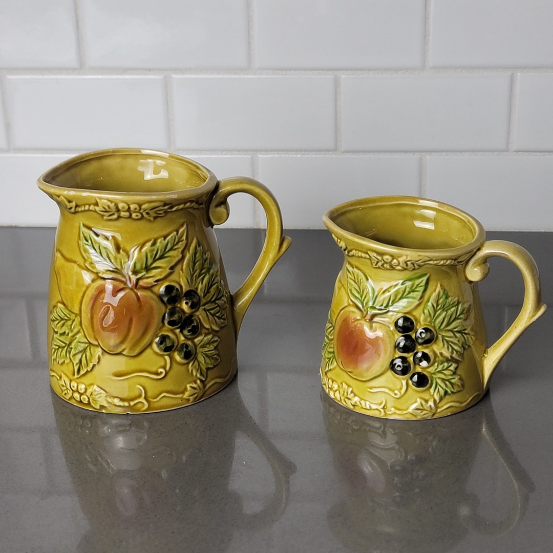 Vintage Measuring Cups, Ceramic Measuring Jugs, - Etsy