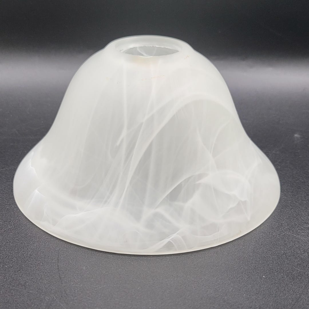 Vintage Lamp Frosted Glass Dome Shade - Shade Only - Etsy