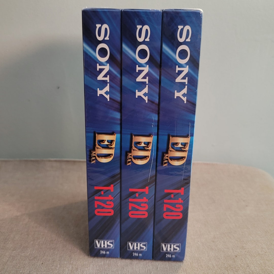 Vintage SONY Blank VHS Recording Tapes - Etsy Australia