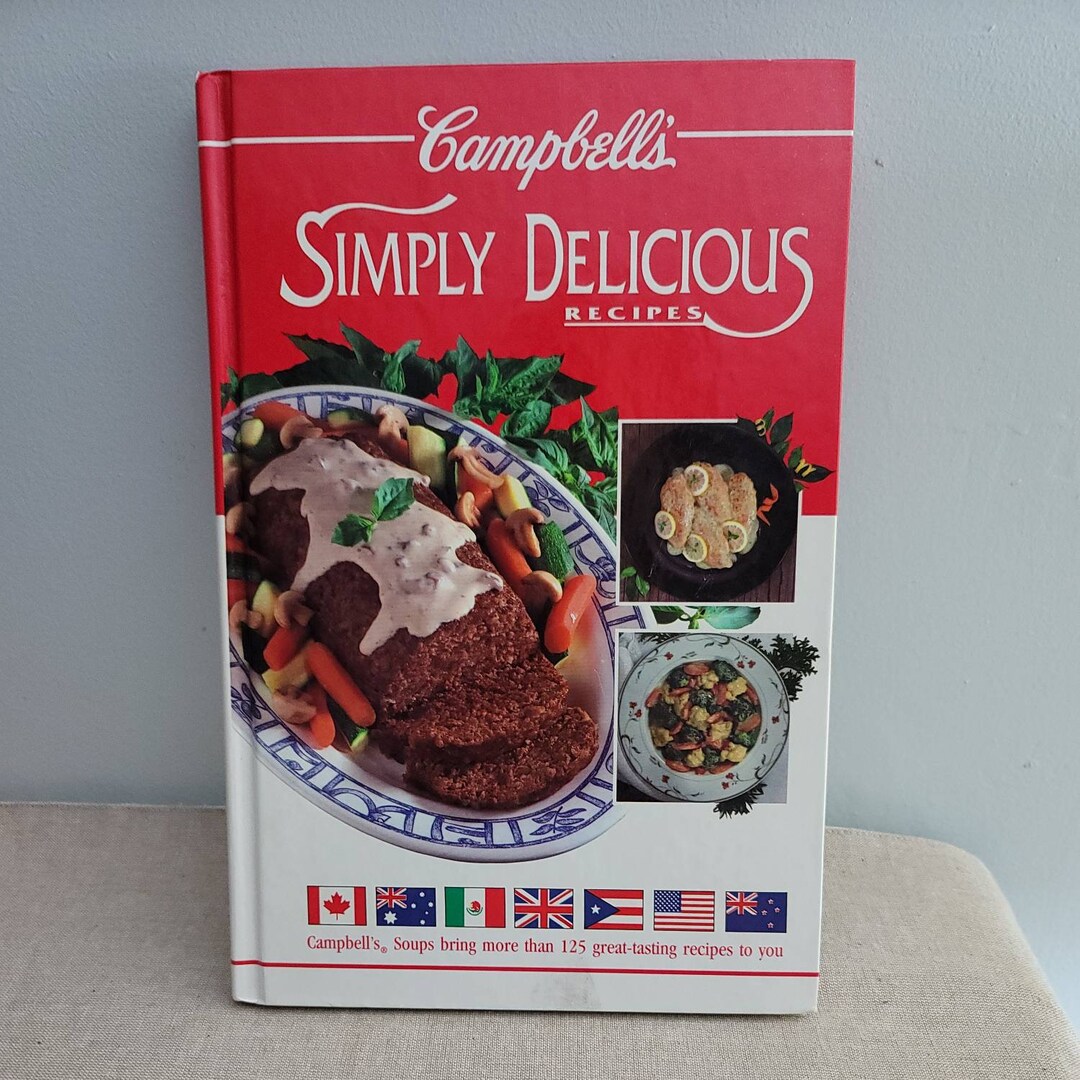Campbells Soup Cook Book Vintage Simply Delicious Recipe Cook - Etsy