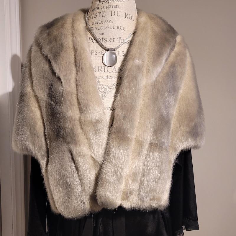 Faux Fur Capelet - Etsy