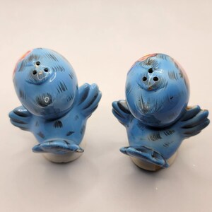 LEFTON Bluebird Shaker Set Anthropomorphic - Etsy