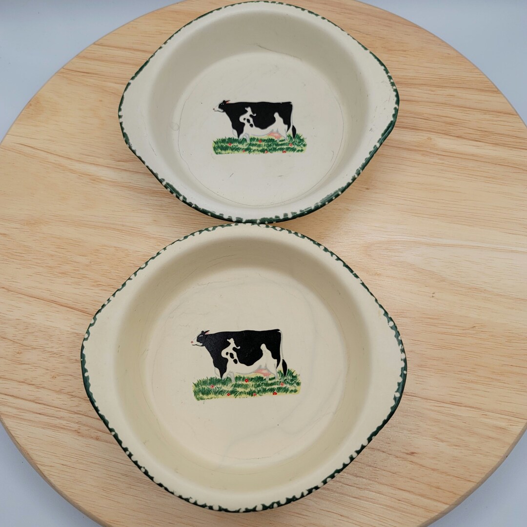 Gryphonware Dairy Cow Farmhouse Stoneware Bowls - Etsy