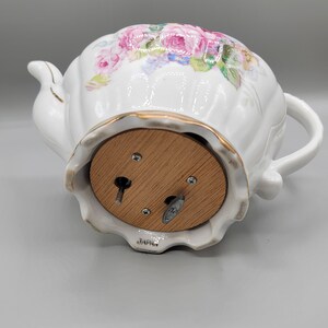 Vintage MUSICAL Floral Teapot Porcelain Japan - Etsy