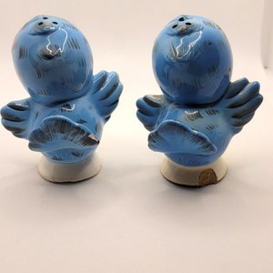 LEFTON Bluebird Shaker Set Anthropomorphic - Etsy