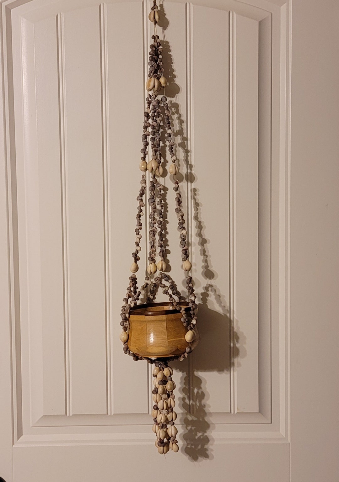 Seashell Plant Hanger, Vintage Shell Plant Holder - Etsy