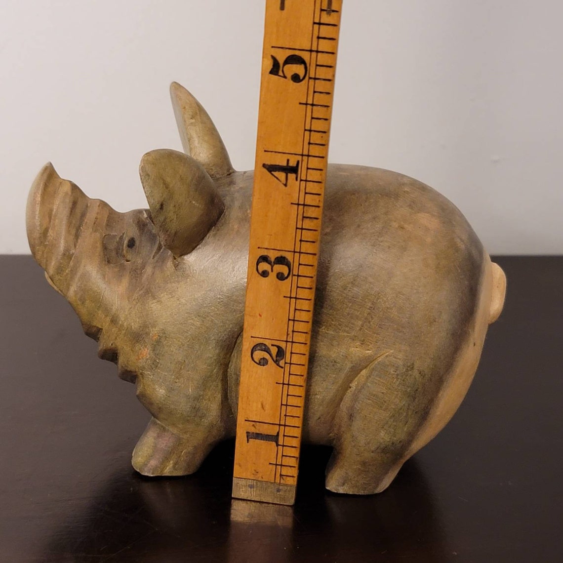 WOOD PIG CARVING 5 Pig Animal Miniature Solid Wooden - Etsy