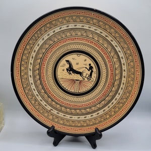 Vintage Decorative Grecian Greek Ceramic Wall Plate Made in Greece - Etsy