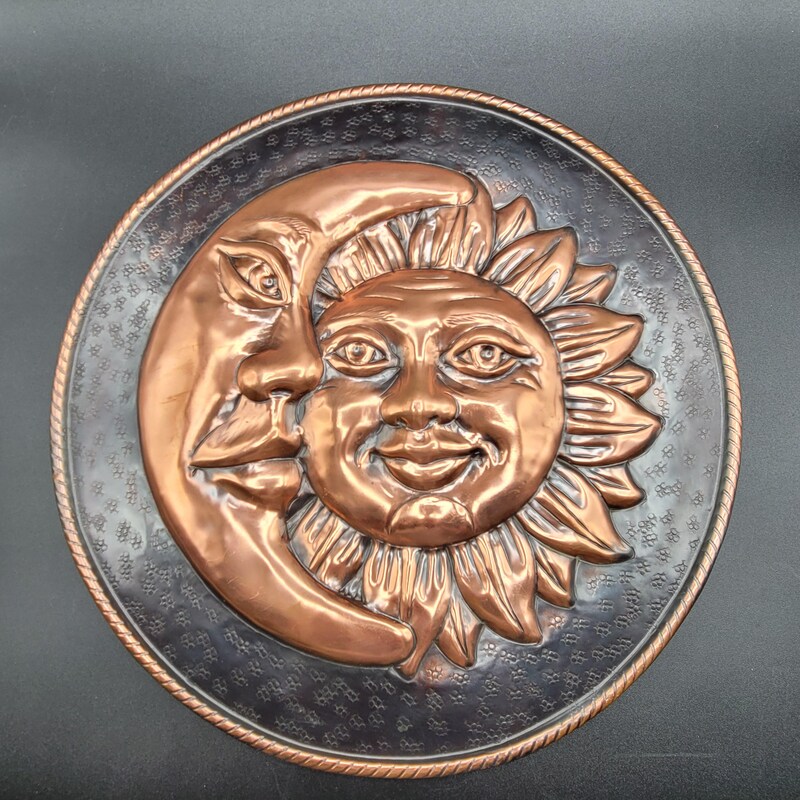 Copper Sun Wall Art - Etsy