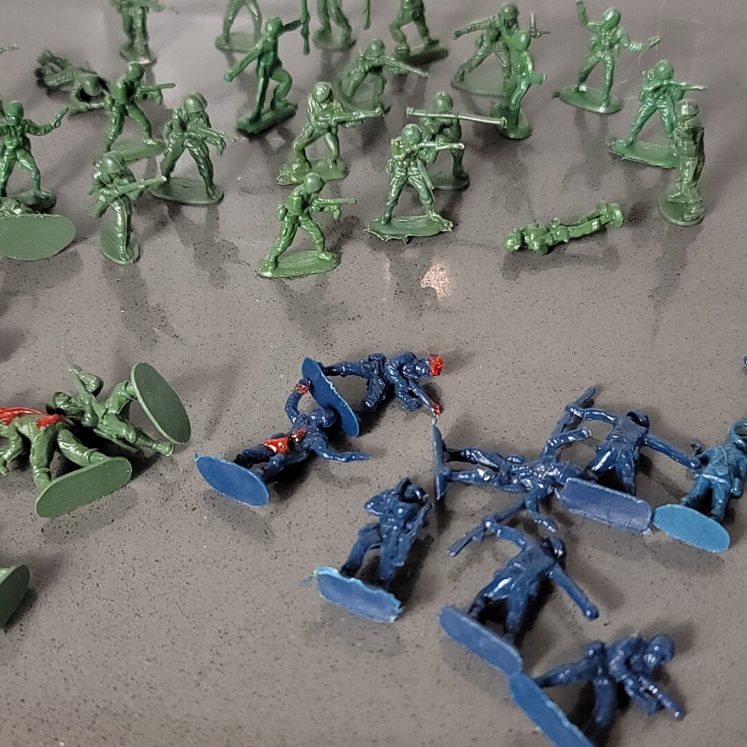 Mini Green Army Solider Men American Japanese WW2 Toys - Etsy